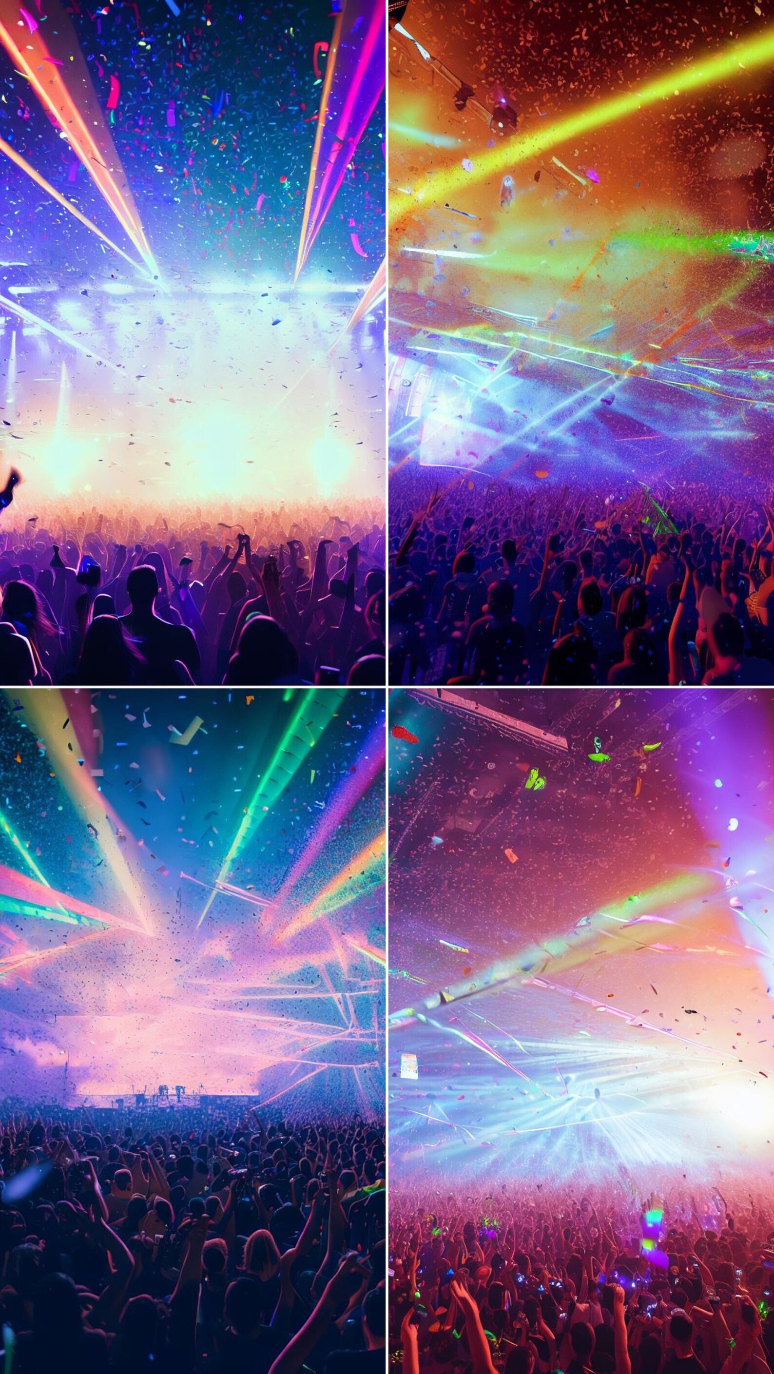 4-pack Music Festival Concert Phone Wallpapers Background Image Picture ...