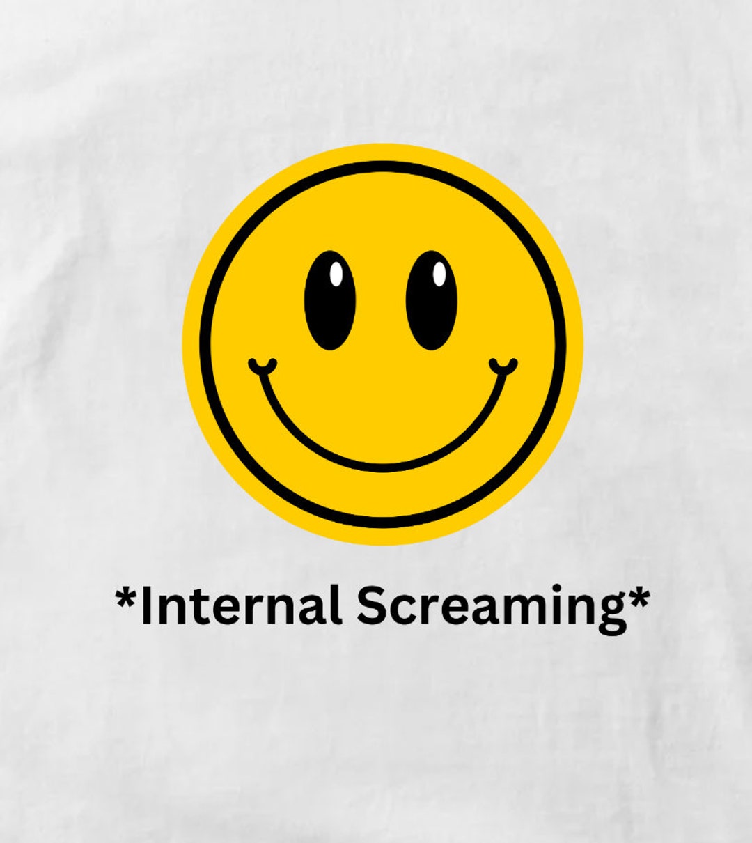 Smiley Face Internal Screaming Graphic Digital Download Image ...