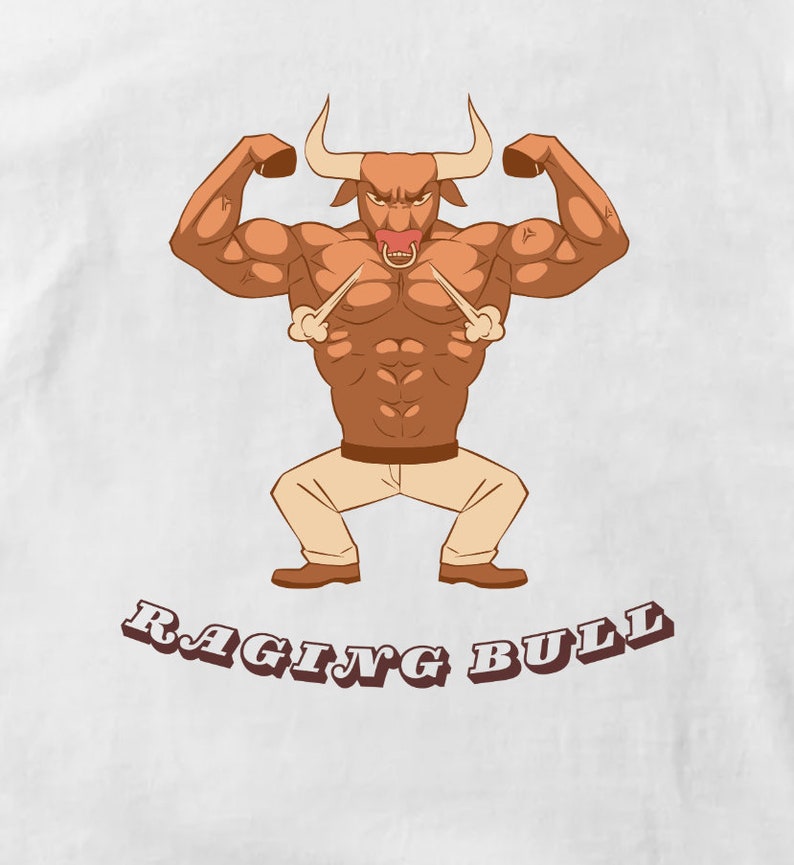 Raging Bull Graphic Digital Download Image, Transparent Background SVG ...