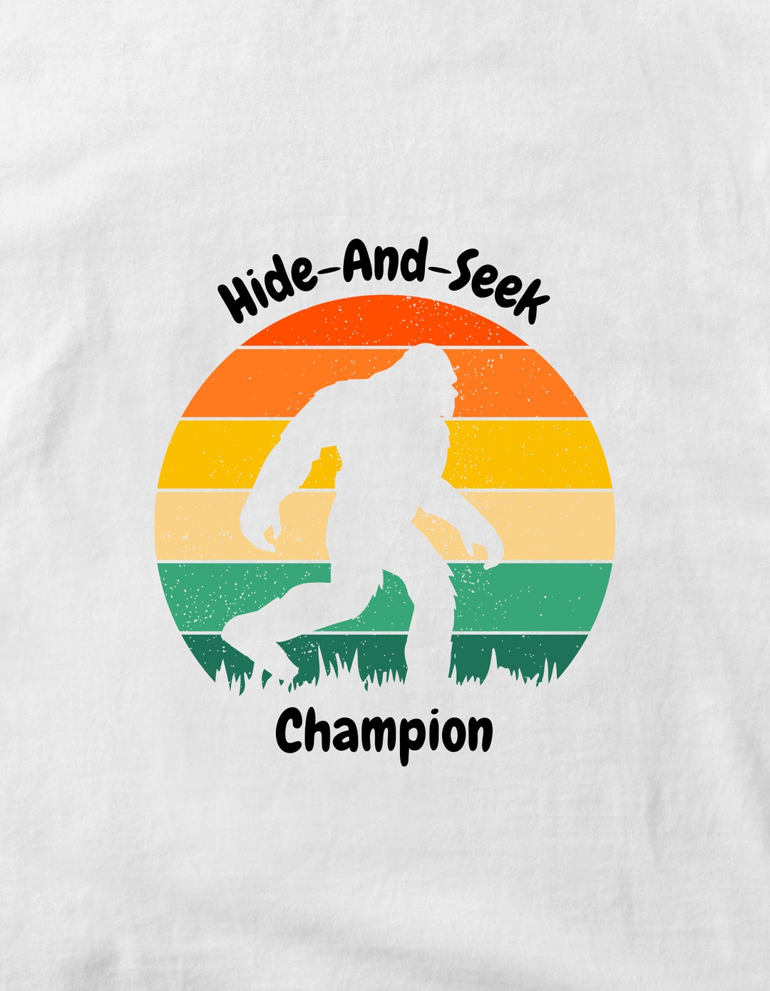 Hide and Seek Champion Bigfoot Graphic Digital Download Image ...