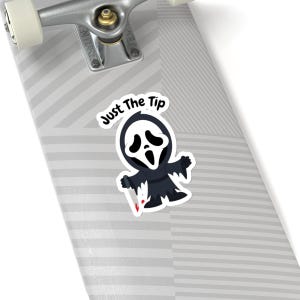 Just the Tip Scream Kiss-cut Stickers - Etsy