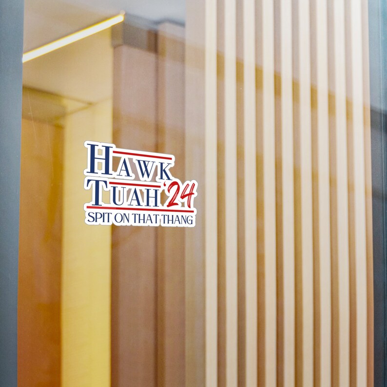 HAWK TUAH '24 Spit on That Thang Kiss-cut Vinyl Decals Car Window ...