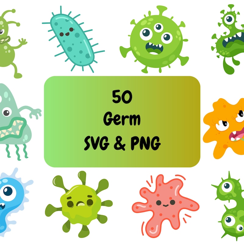 Cartoon Image Germ - Etsy