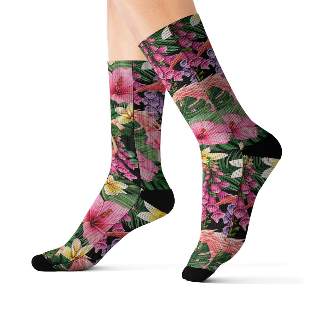 Tropical Flamingo Hawaiian Aloha Print Sublimation Crazy Silly Funny ...