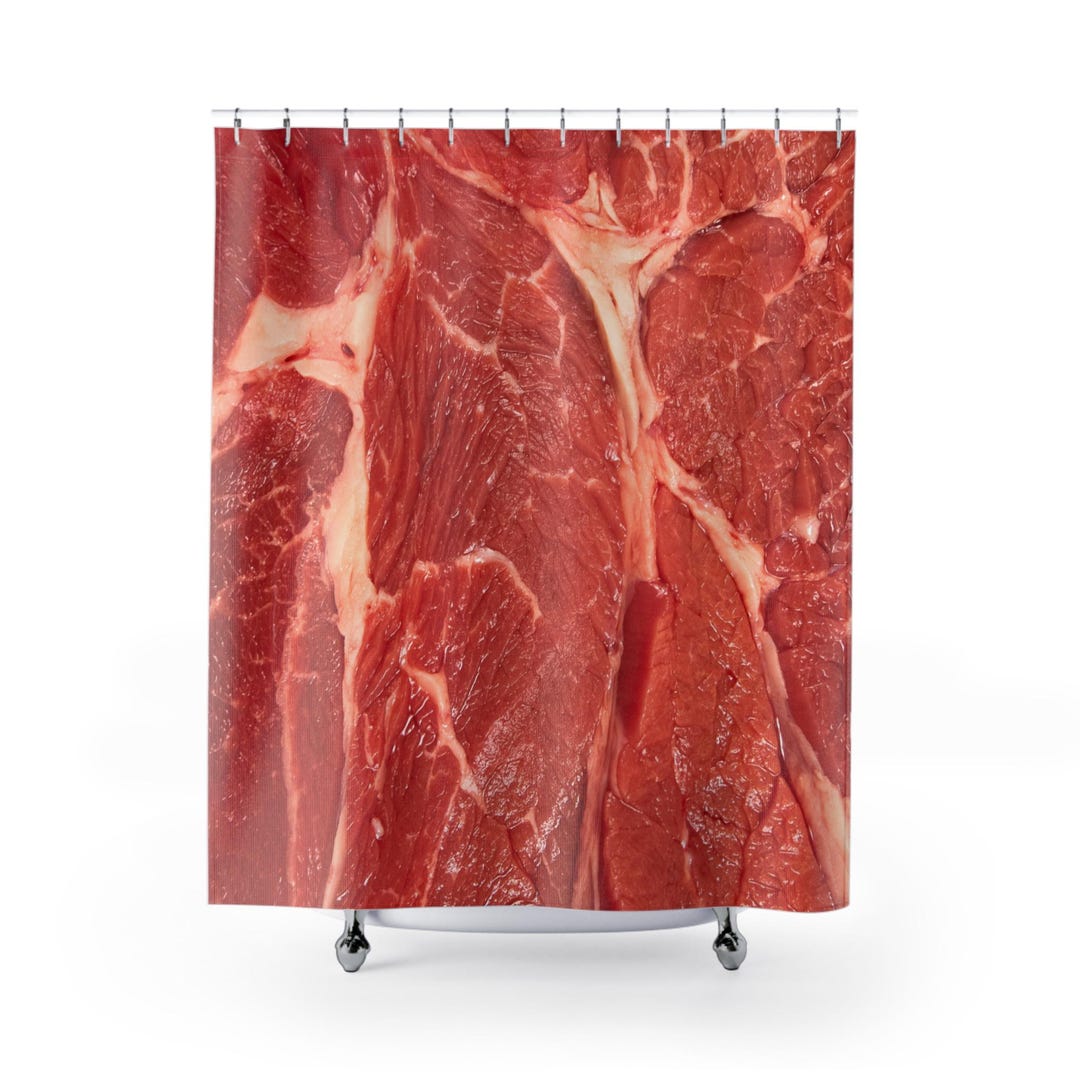 Meat Shower Curtains - Etsy
