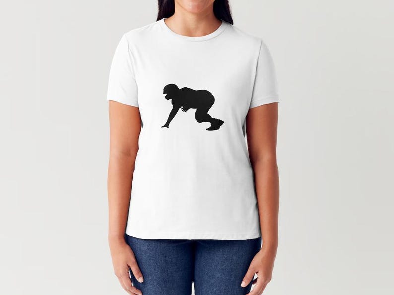 50 Football Silhouette PNG & SVG Bundle Graphic Digital Download Image ...