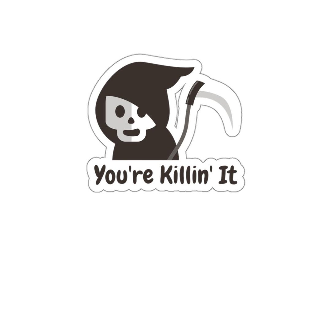 You're Killin' It Kiss-cut Stickers - Etsy