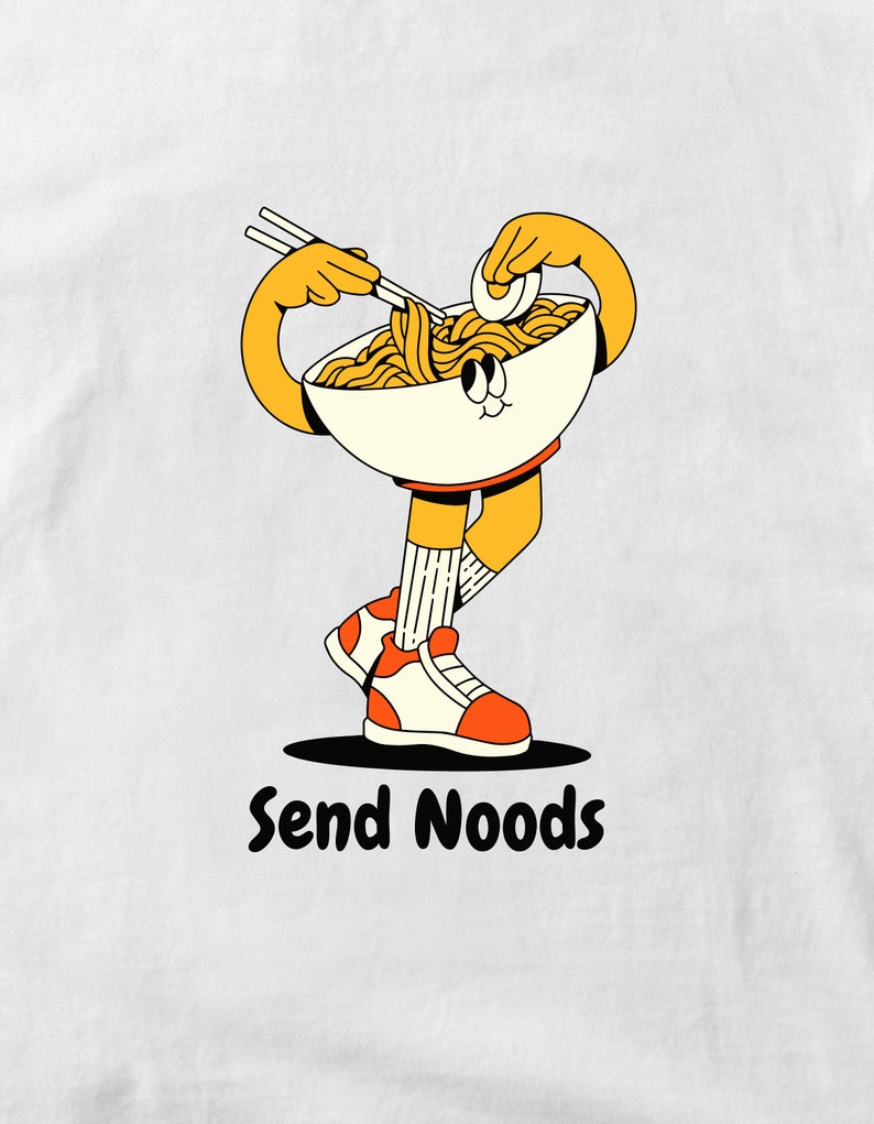 Send Noods Graphic Digital Download Image, Transparent Background SVG ...