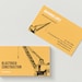 Construction Business Card Template, Editable Double Sided, Digital ...