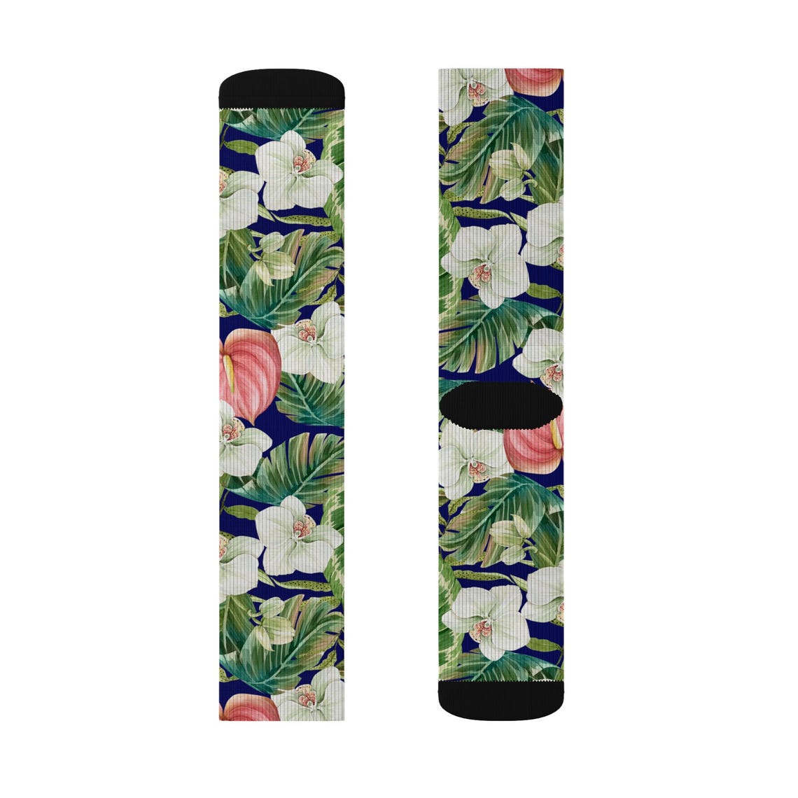 Tropical Hawaiian Print Sublimation Crazy Silly Funny Socks - Etsy