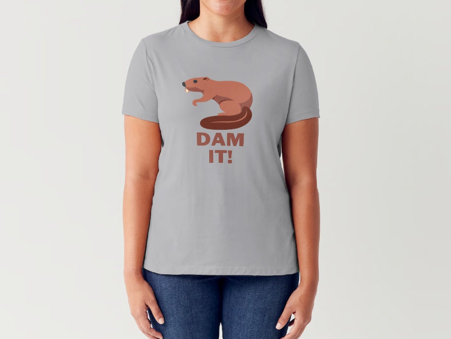 Dam It Beaver Graphic Digital Download Image, Transparent Background ...