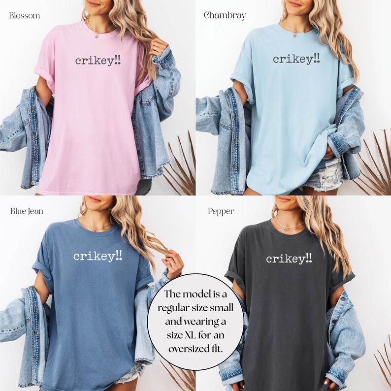 Crikey Shirt, Aussie Slang T-shirt, Australian Saying Comfort Colors ...