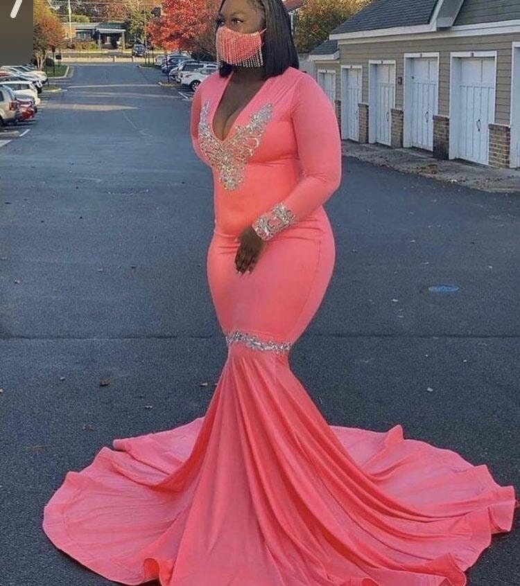 Plus Size Pink Prom Dresses