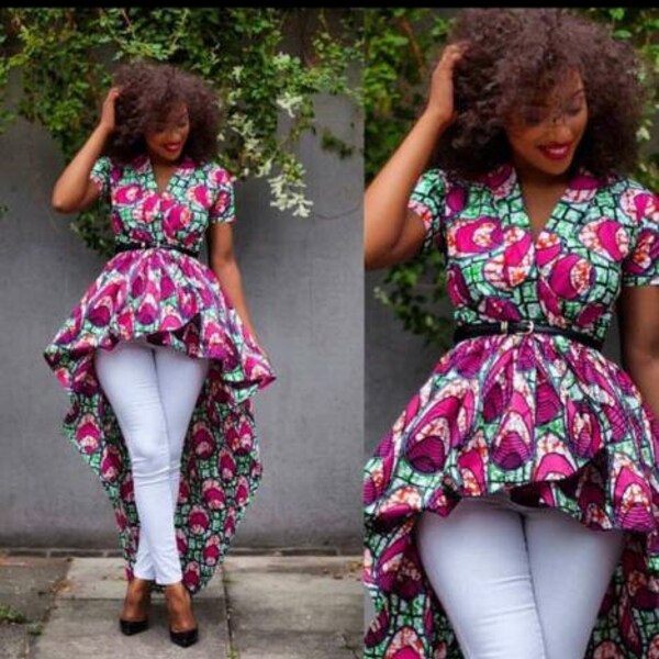 Ankara Fishtail Dress - Etsy