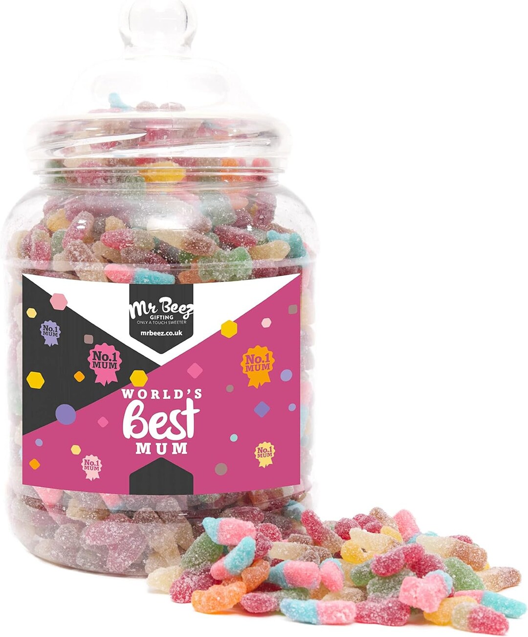 Worlds Best Mum Fizzy Mix Novelty Sweet Tub 1700gm - Etsy