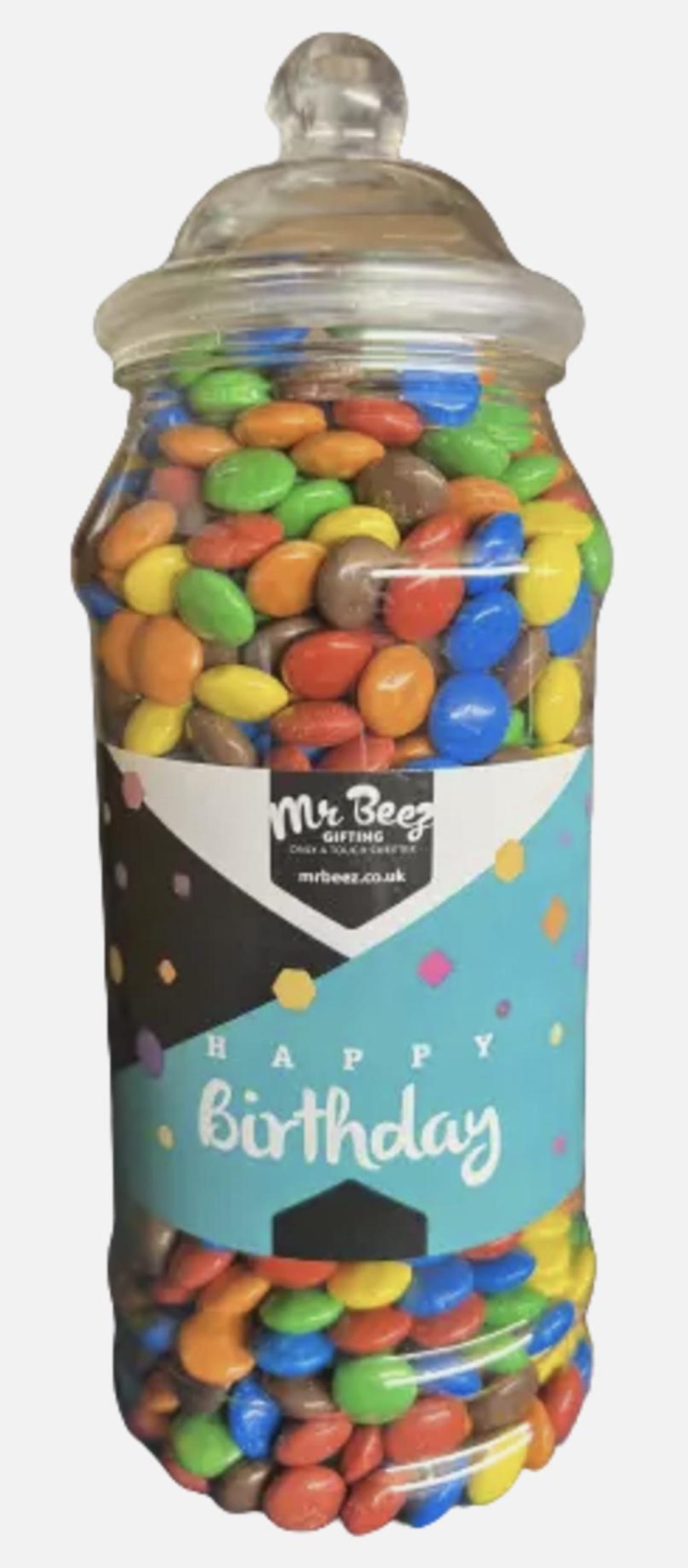 M&ms Milk Chocolate Happy Birthday Novelty Jar Medium 850gm - Etsy