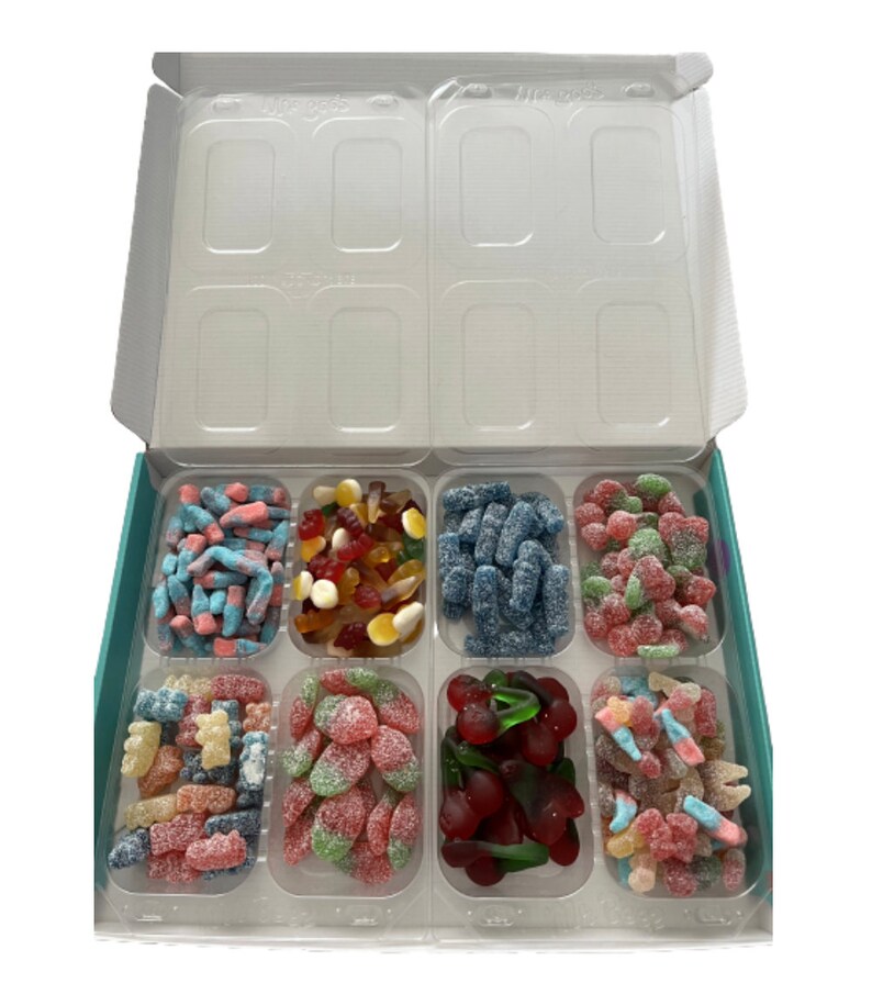 Pick and Mix Sweets, Sweet Gift Box, Jelly & Fizzy Sweets 800gm - Etsy