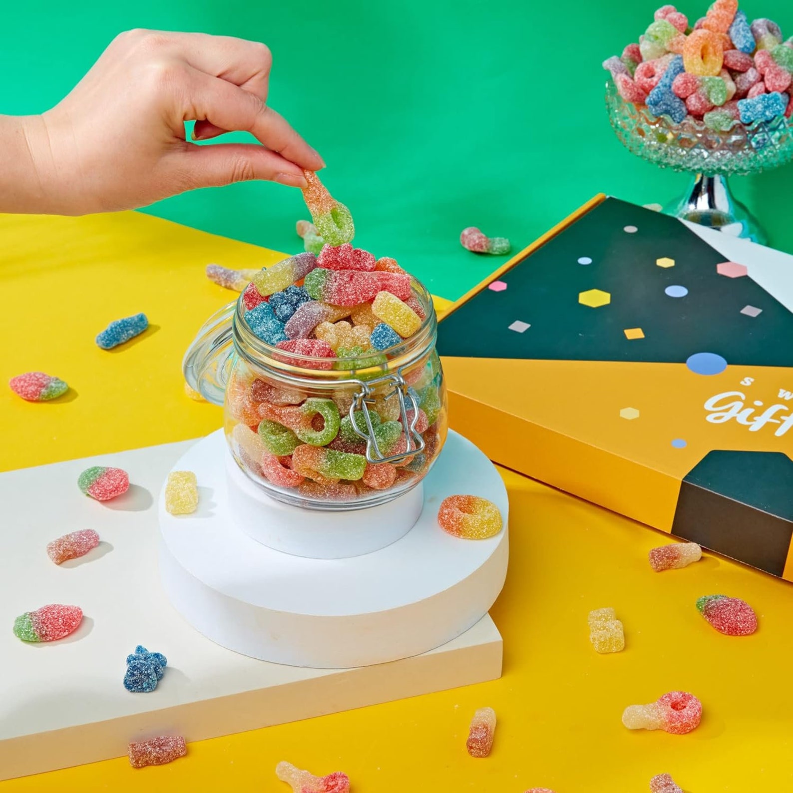 Pick and Mix Sweets, Sweet Gift Box, Jelly & Fizzy Sweets 800gm - Etsy