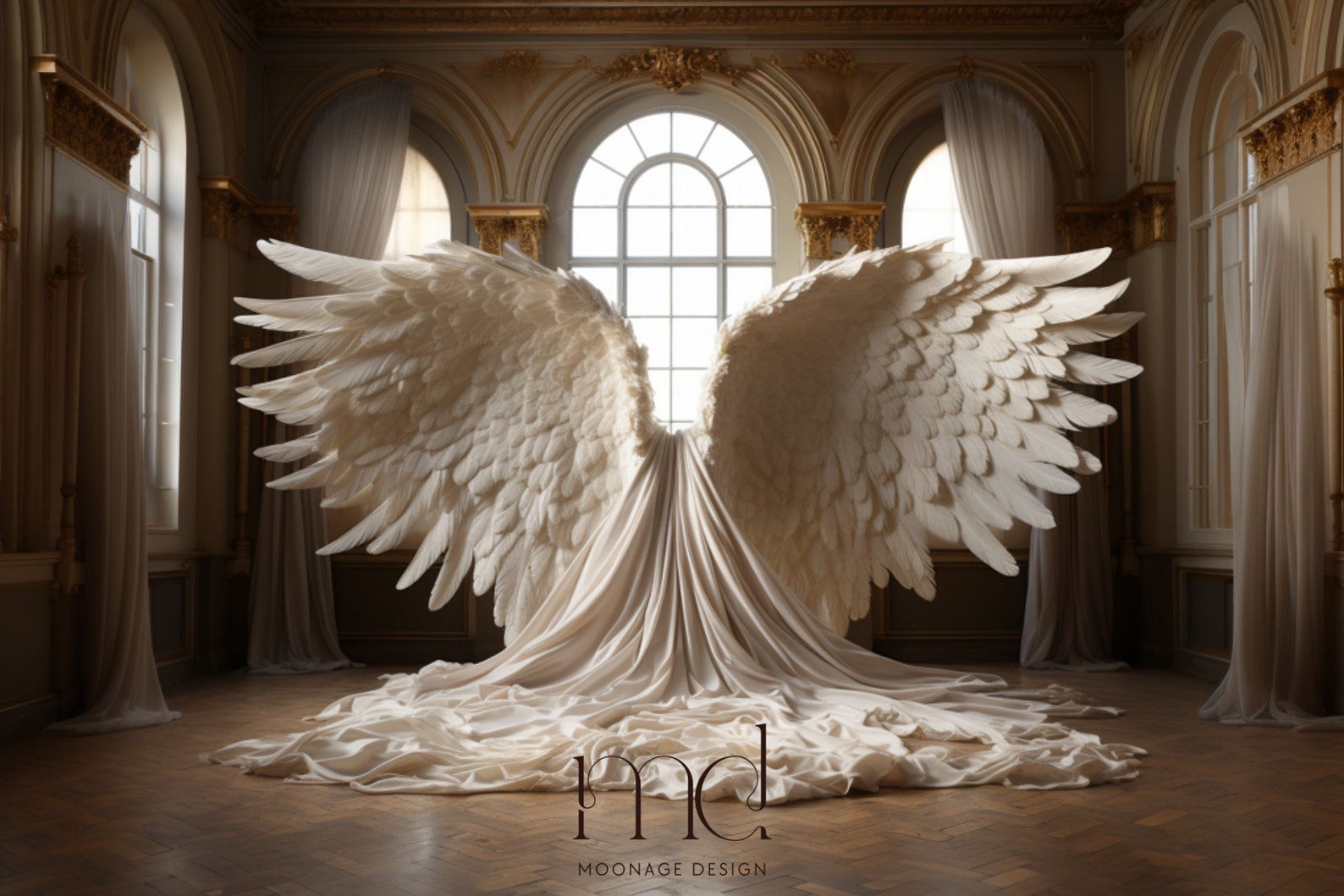 8 Ultra Hi-res Digital Backdrops, Maternity Backdrop Overlays, Angel ...