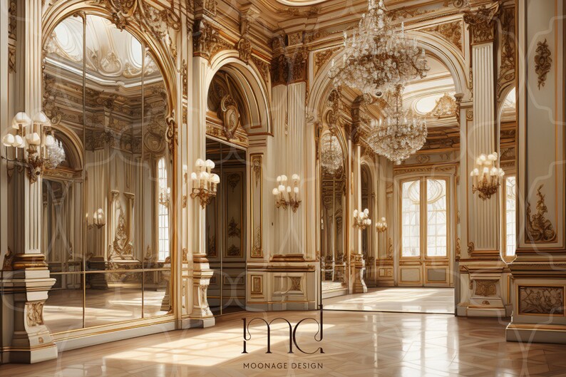 Luxury Ballroom Overlay Photo Wedding Maternity Backdrop Background ...