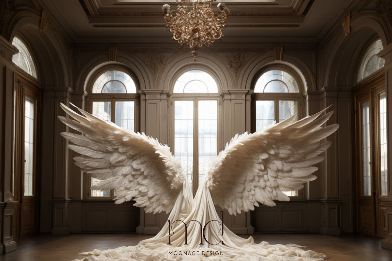 8 Ultra Hi-res Digital Backdrops, Maternity Backdrop Overlays, Angel ...