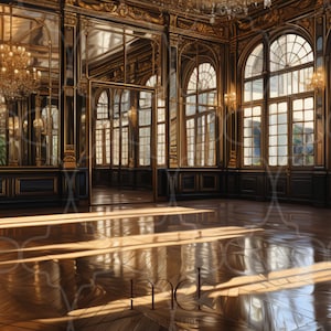 Luxury Ballroom Overlay Photo Wedding Maternity Backdrop Background ...