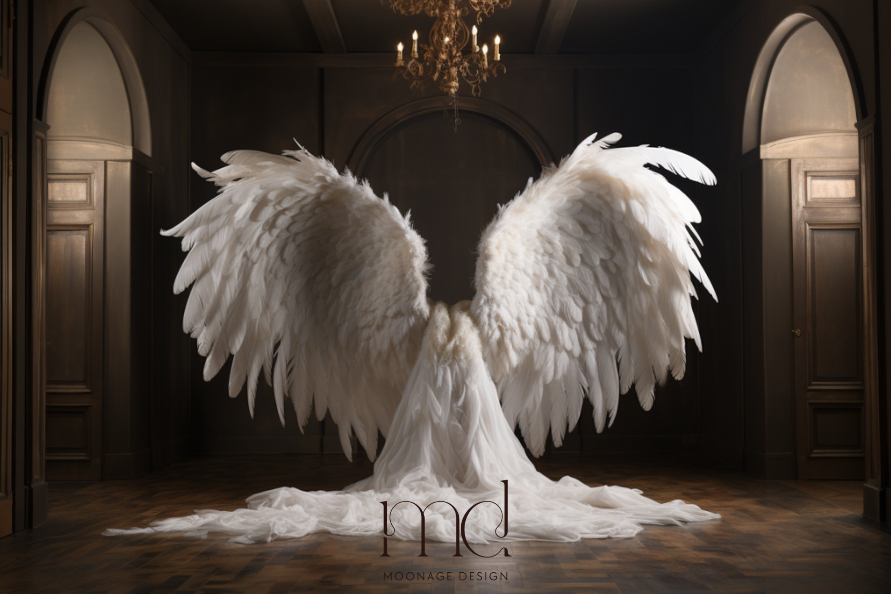 8 Ultra Hi-res Digital Backdrops, Maternity Backdrop Overlays, Angel ...