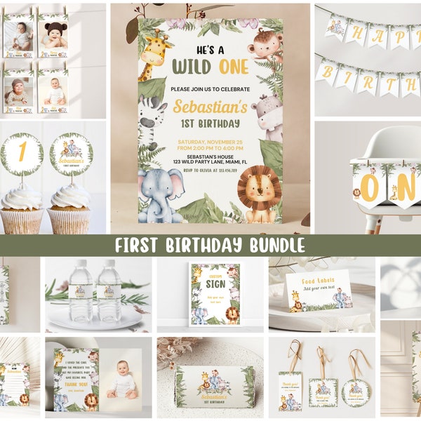 Wild One Birthday Party Games - Etsy