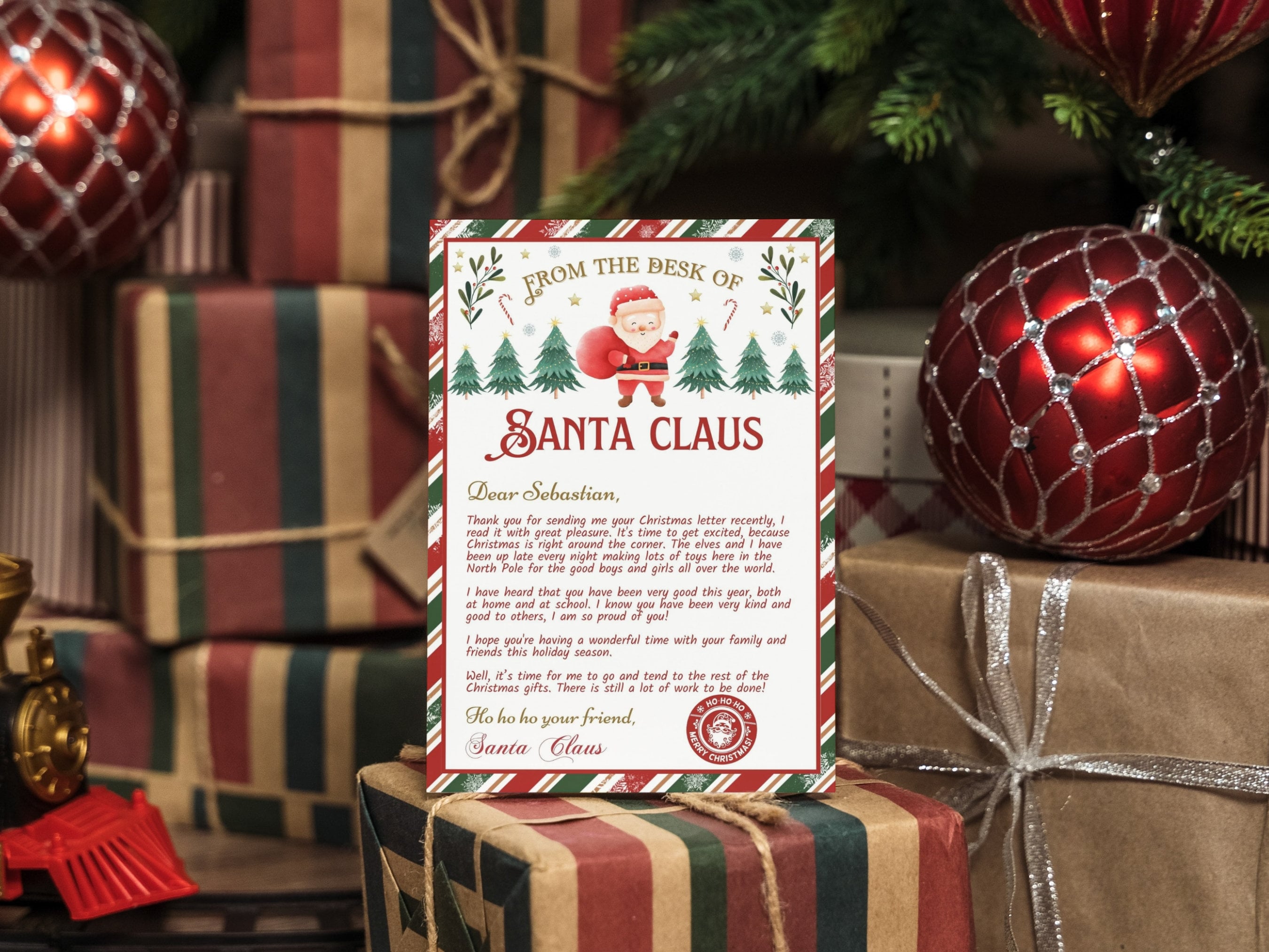 Personalized Santa Letter, Official Letter From Santa Editable ...