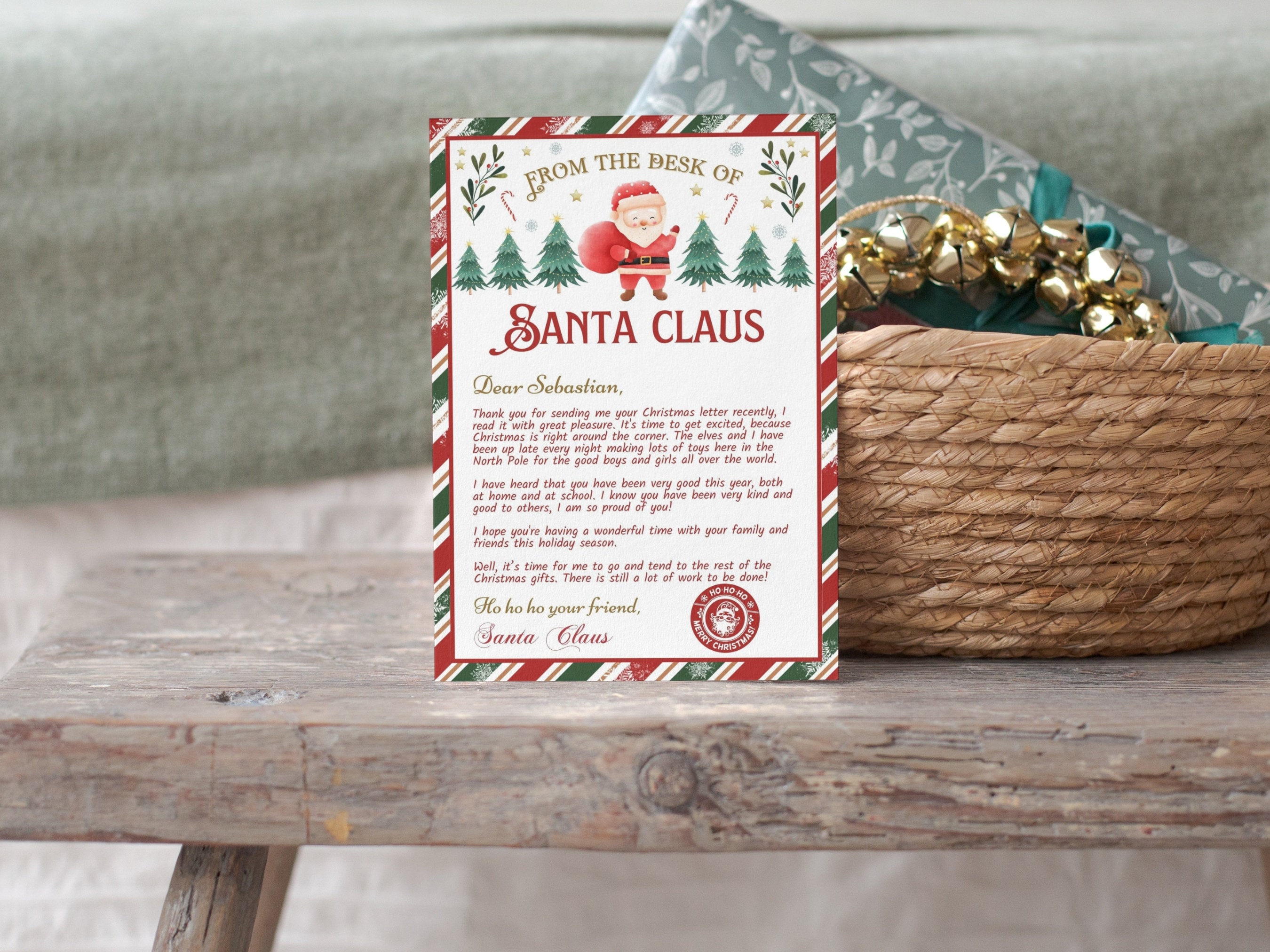 Personalized Santa Letter, Official Letter From Santa Editable ...