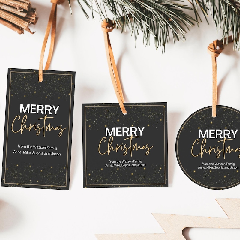Xmas Tags - Etsy