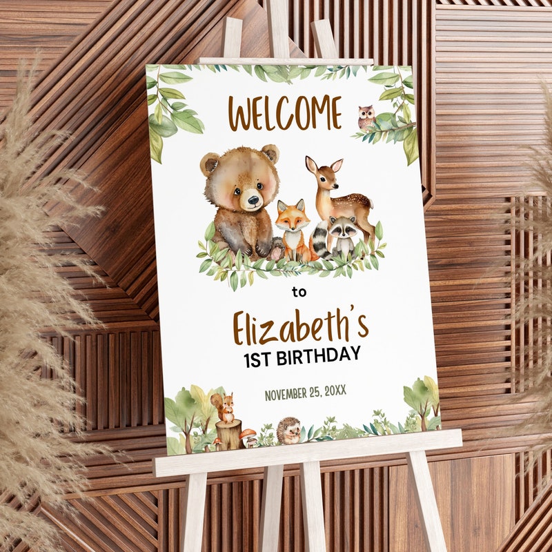 Woodland Theme Party - Etsy