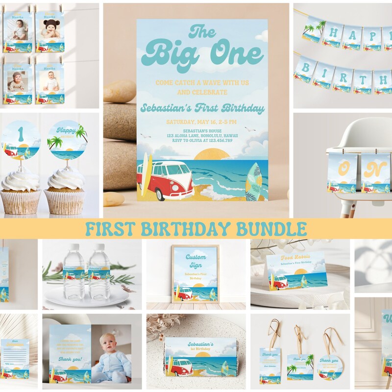 Beach 1st Birthday - Etsy