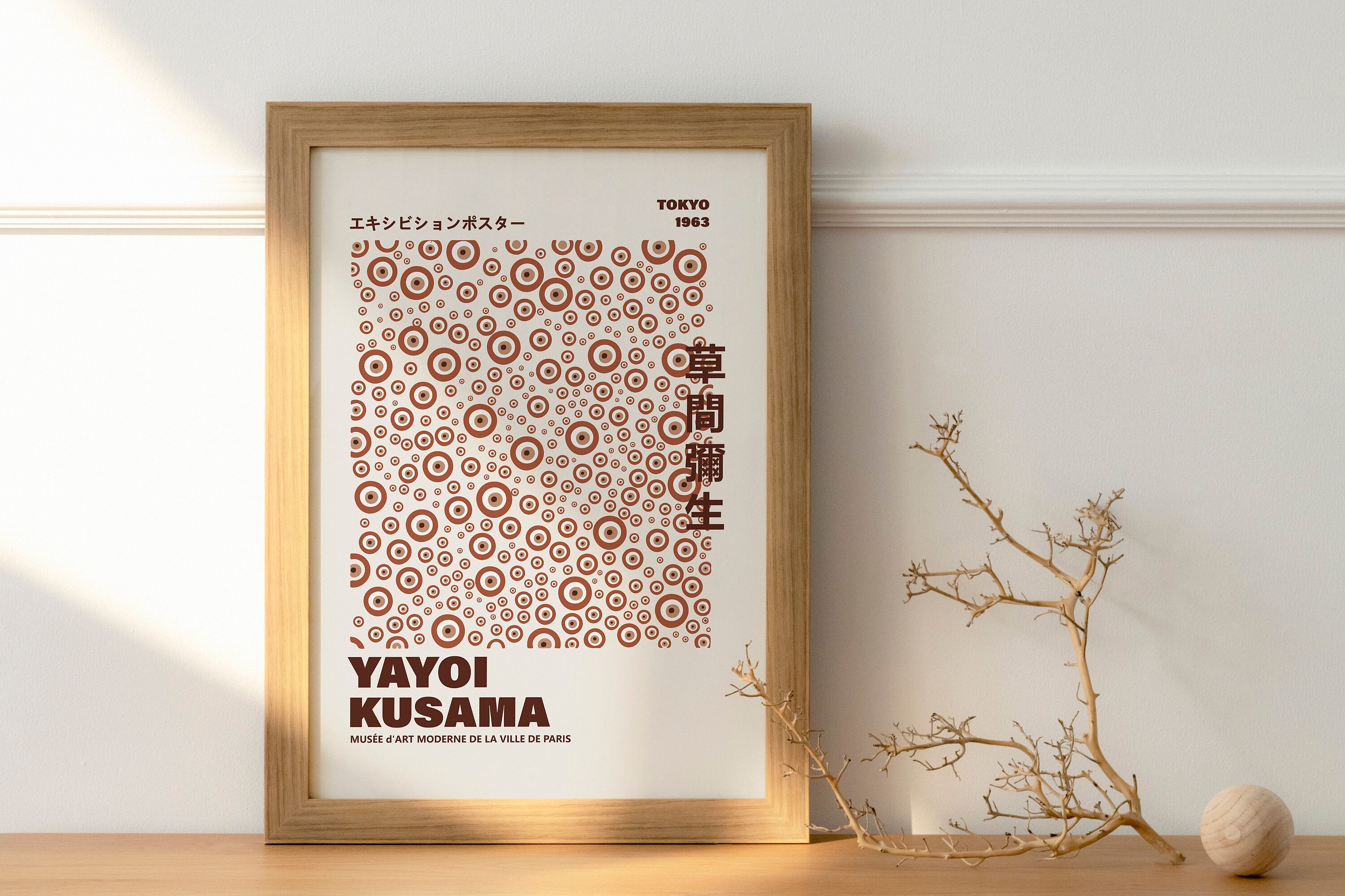 Yayoi Kusama Poster, Yayoi Kusama Print, Exhibition Poster, Printable ...