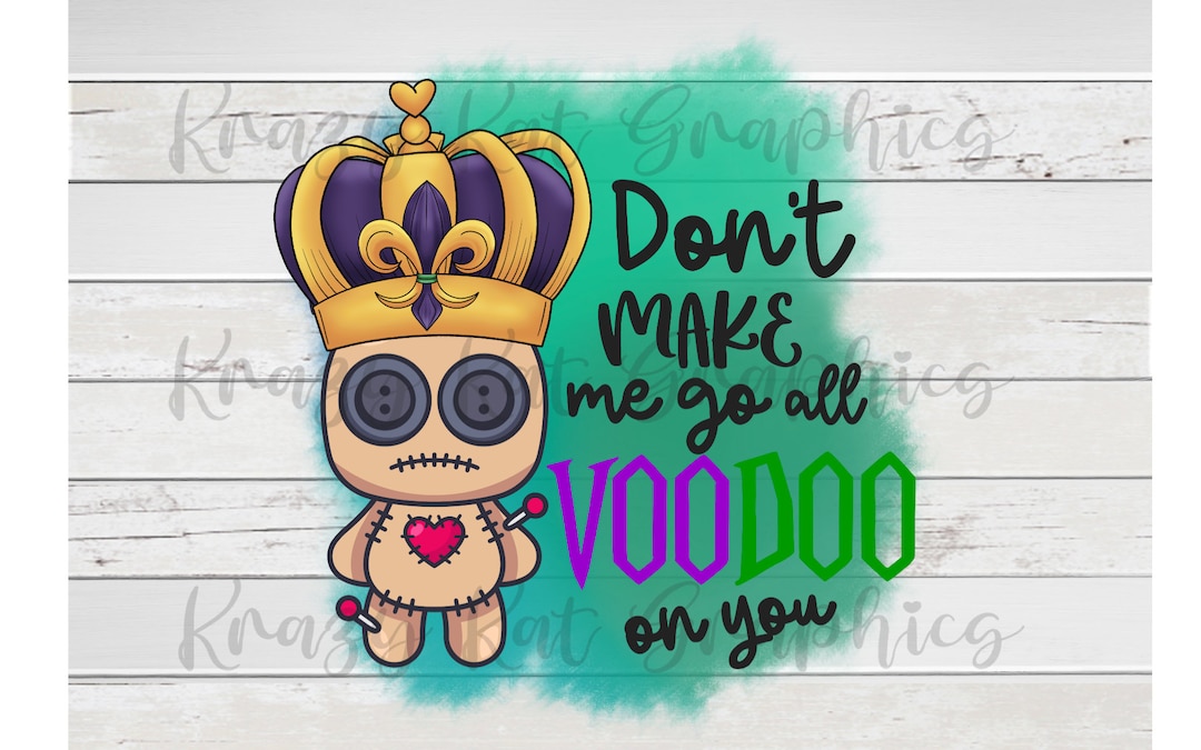 Mardi Gras Voodoo Doll Sublimation Design (digital File) - Etsy