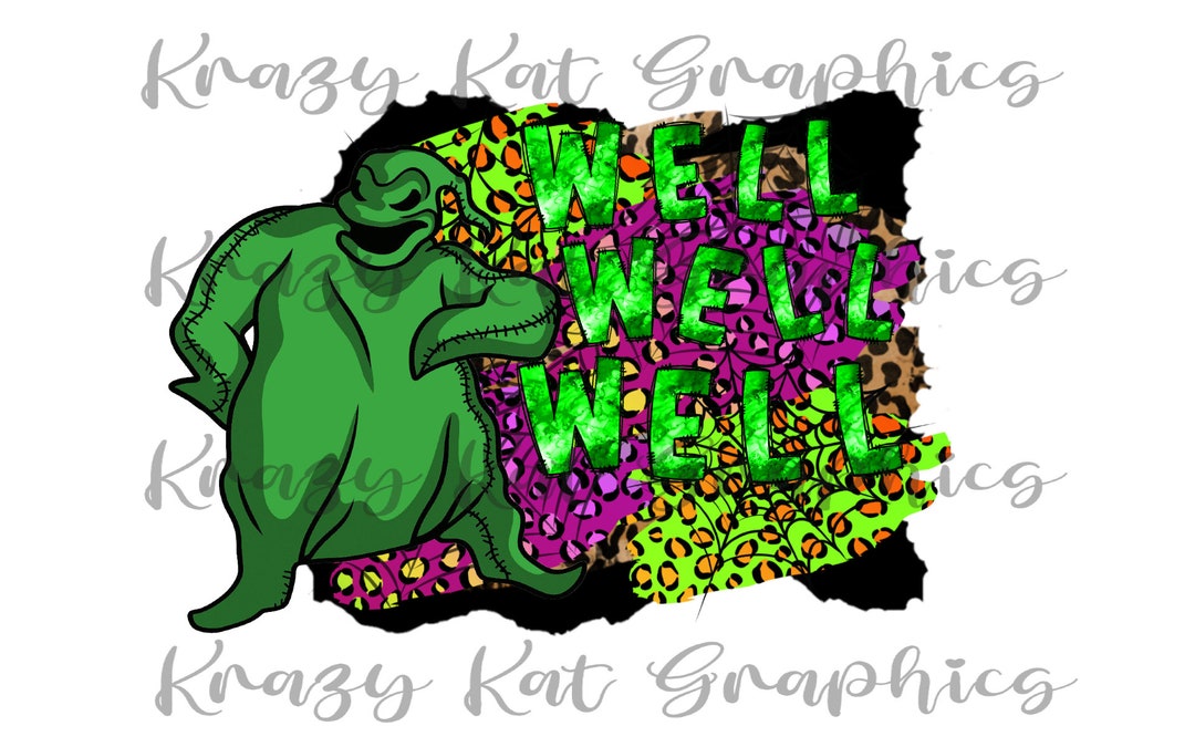 Oogie Boogie, Well, Well, Well, T-shirt, Waterslide, Sublimation ...