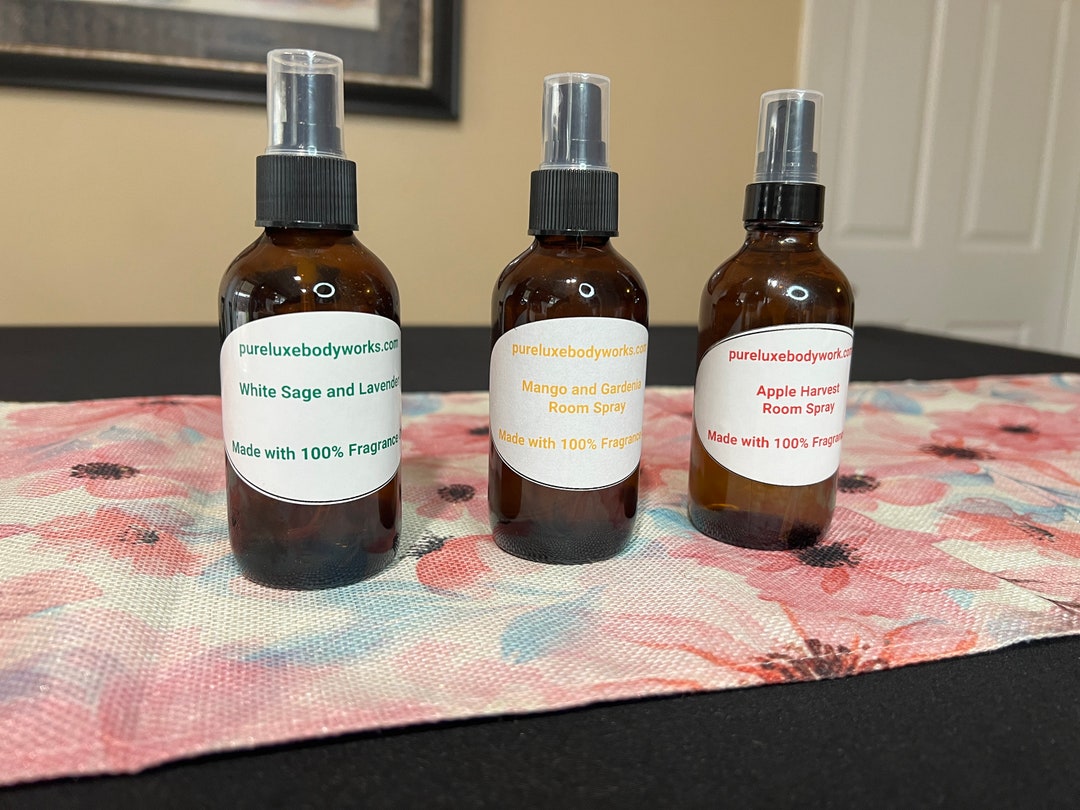 Natural Aromatherapy Room Spray, Room Linen Spray, Odor Eliminating ...