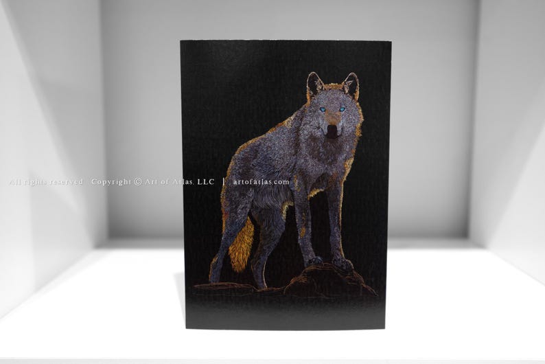 Wolf Greeting Card, Wilderness Animals, High Quality Cards, North ...
