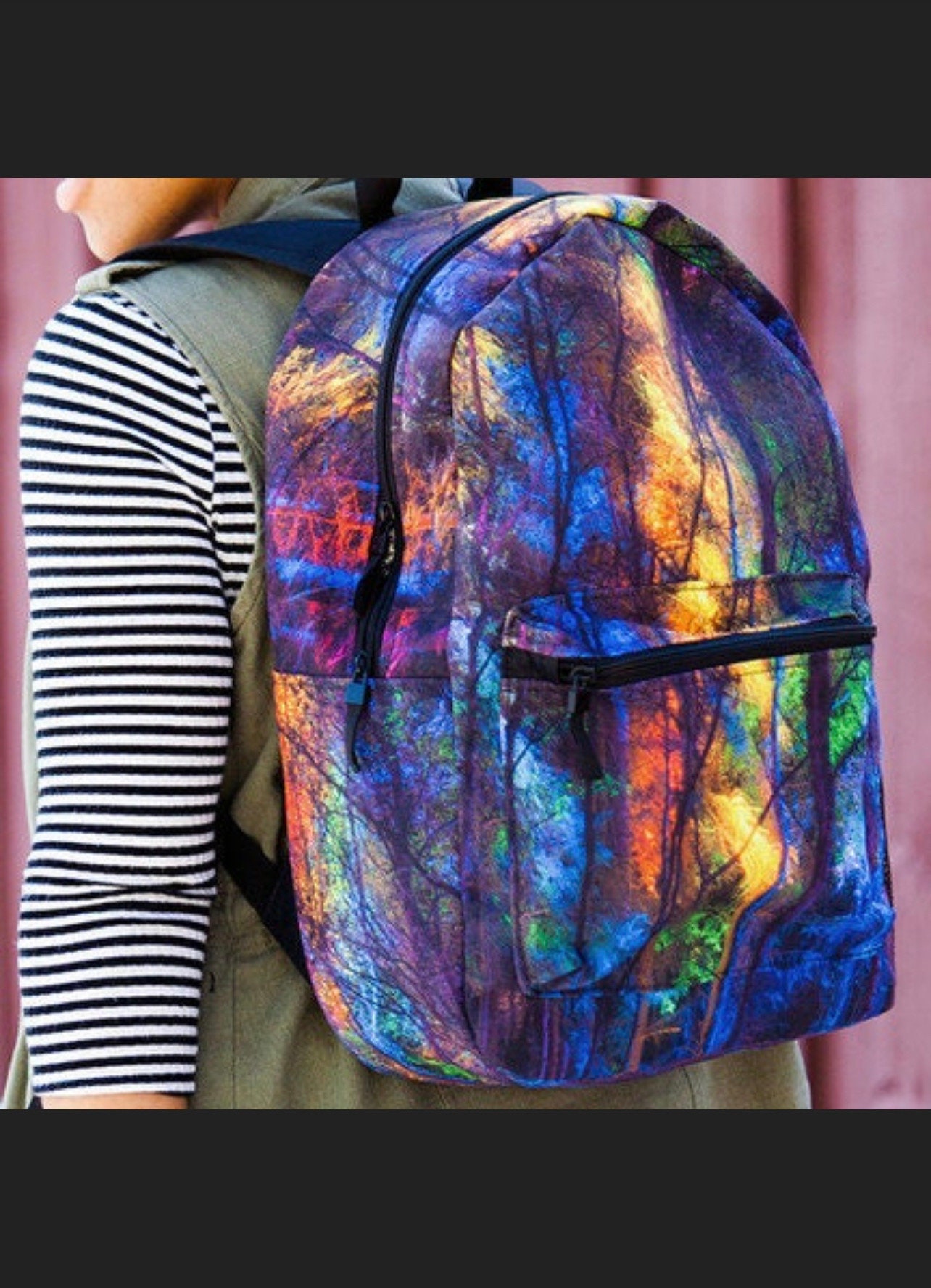 Smiley face with stars and X eyes Backpack sold by Marek Baranowski ...