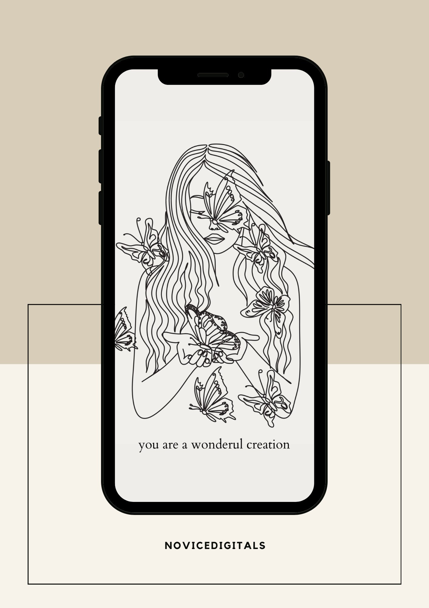 Digital Line Art Feminine Line Drawing Line Art Minimal Line Art ...