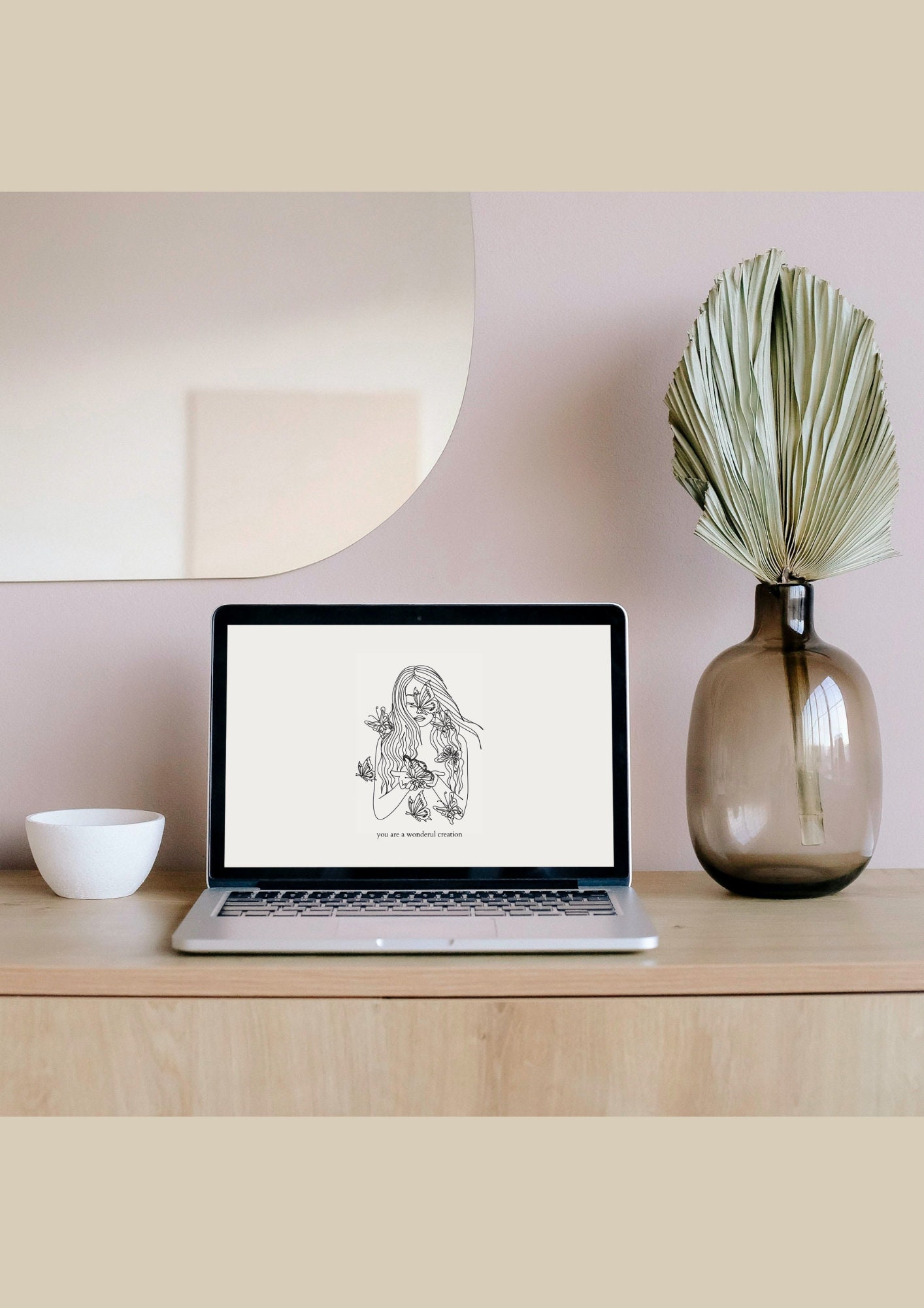 Digital Line Art Feminine Line Drawing Line Art Minimal Line Art ...