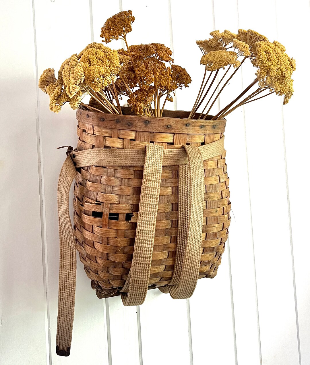 VINTAGE Trappers Andirondak Basket Backpack Primitive - Etsy