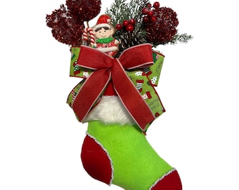 Christmas Gingerbread Stocking Attachment Stocking Attachment Christmas ...