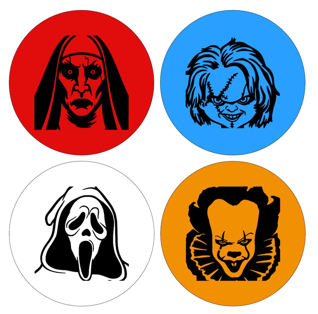 Horror Movie Silk Stencils | Cake Pop Stencils - Etsy