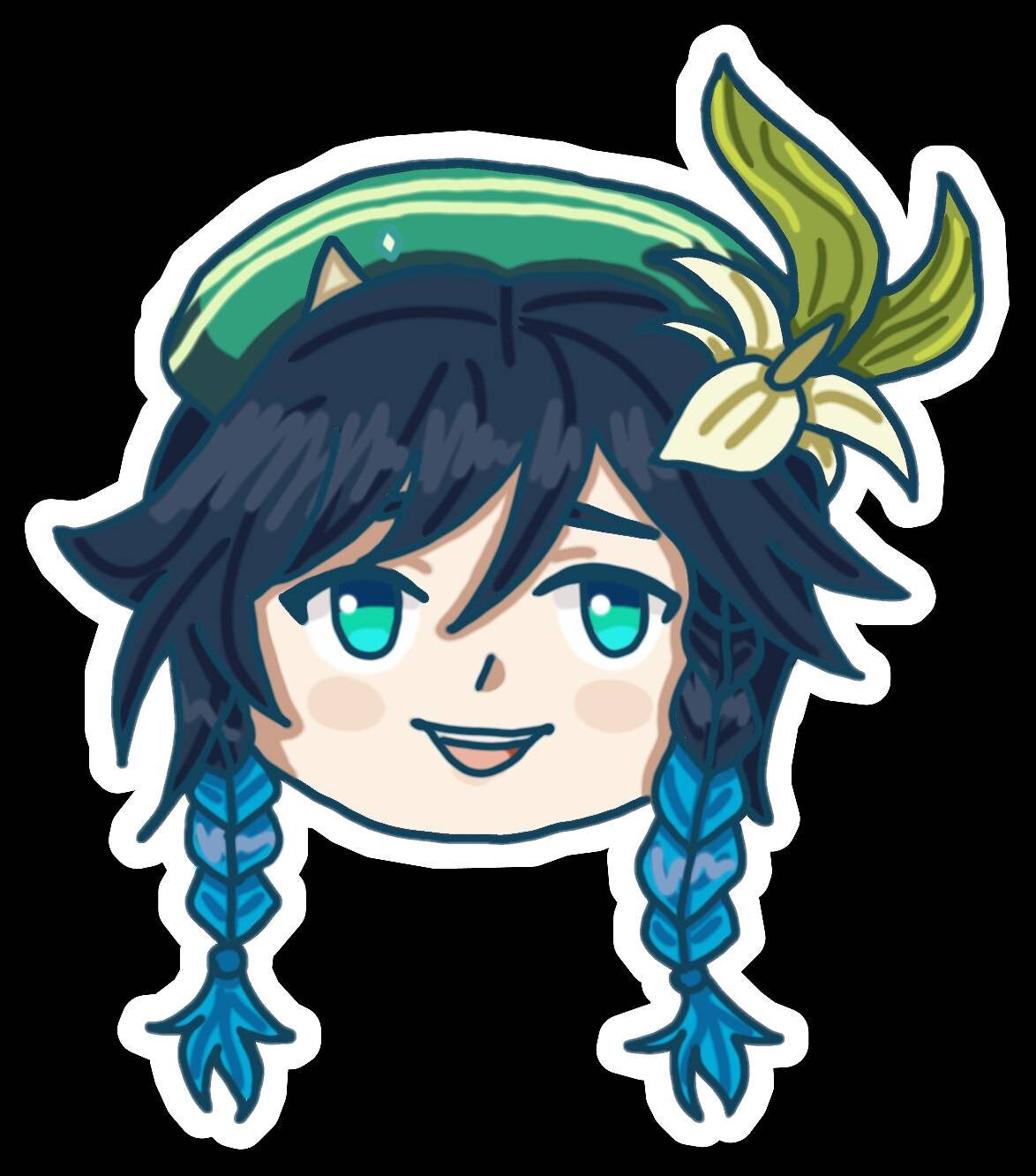 Genshin Impact Venti Sticker - Etsy
