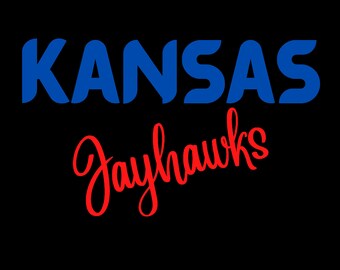 Kansas Jayhawks Stencil - Etsy