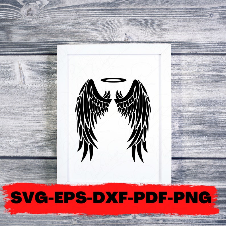 Angel Wings Svg, Wings Svg, Angel Wings Cricut File, Instant Download ...