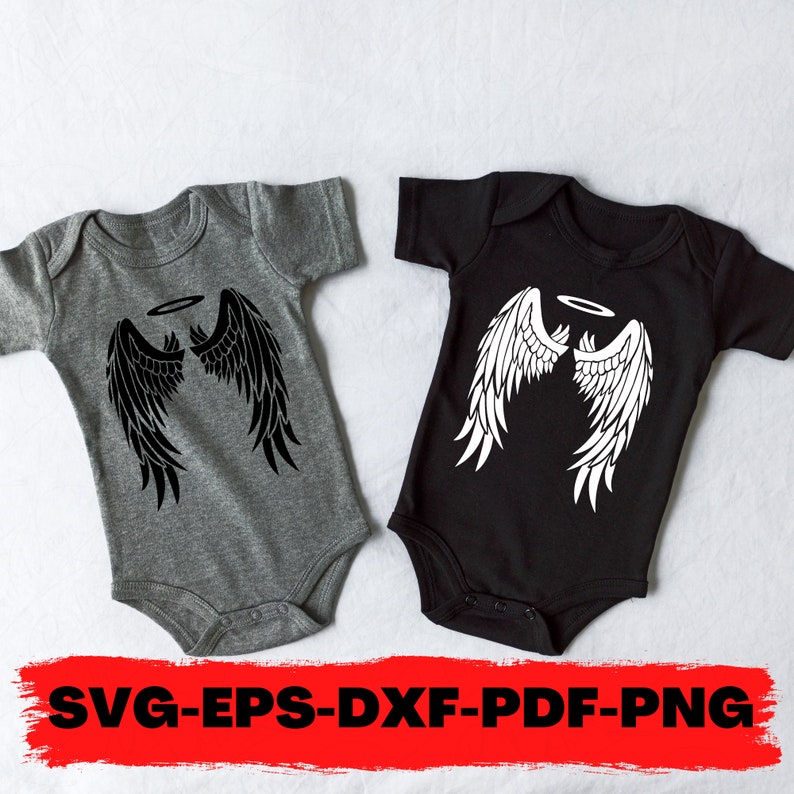 Angel Wings Svg Wings Svg Angel Wings Cricut File Instant - Etsy