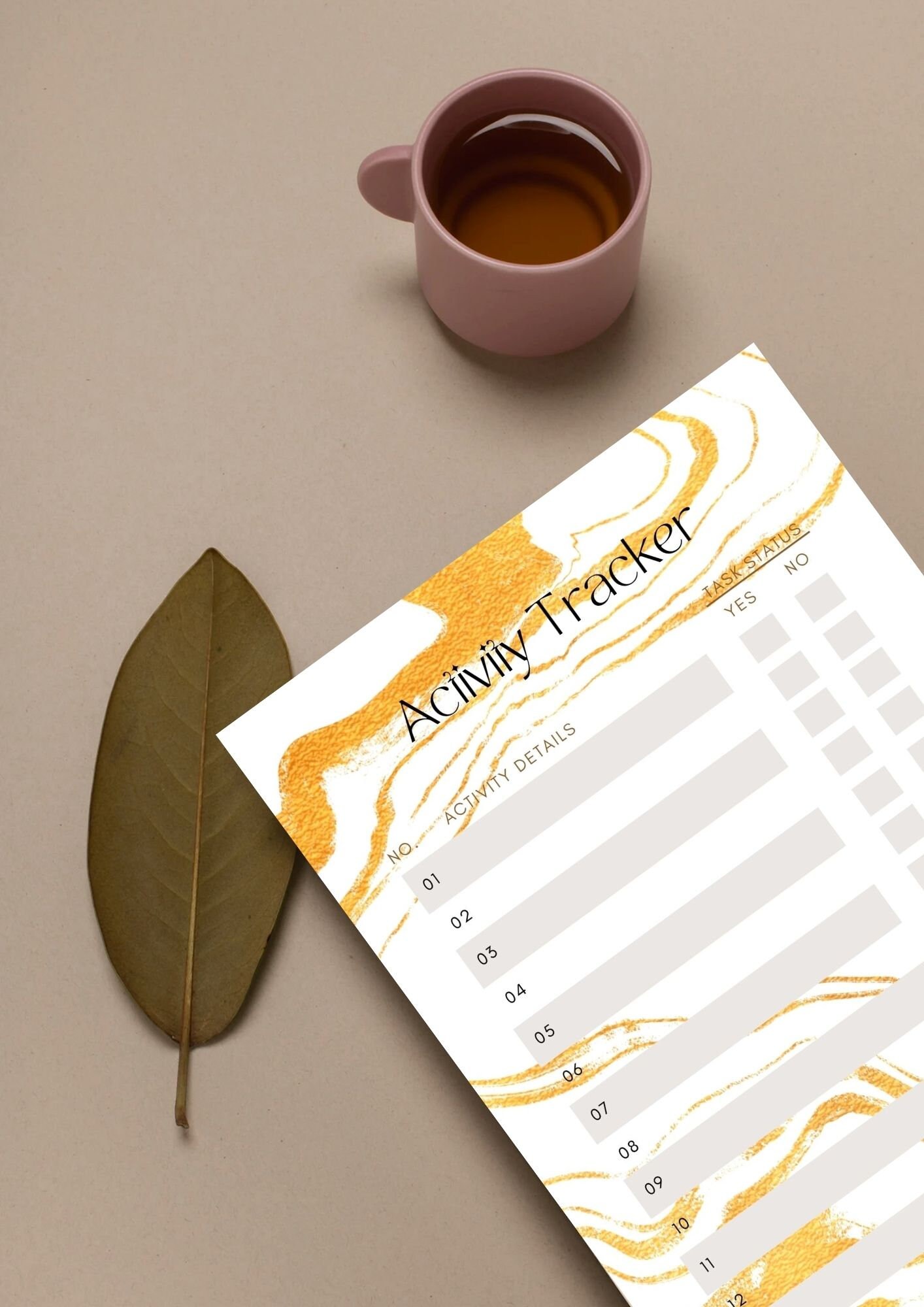 Activity Tracker Digital Printable Tracker Fillable PDF - Etsy