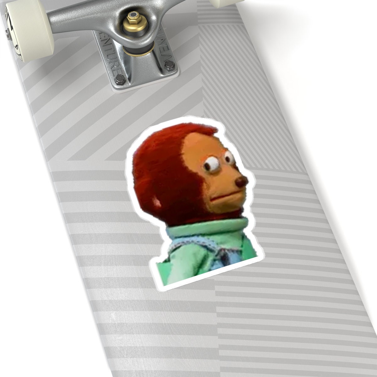 Monkey Puppet Meme Sticker - Hilarious Gift - Awkward Side Eye - Funny ...